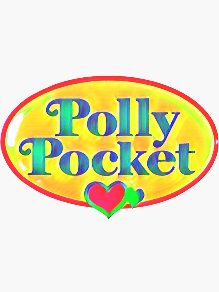 "Polly Pocket Vibrant Logo" Sticker for Sale by xmagicxox | Redbubble