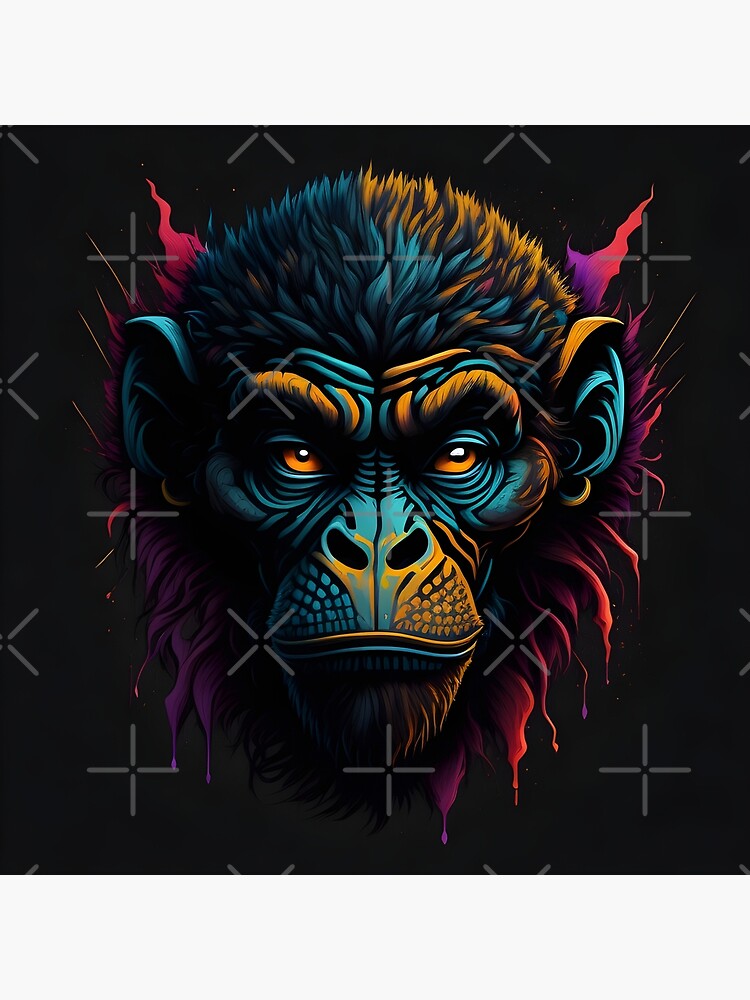 "The Monkey" Poster for Sale by imabbasanwar | Redbubble