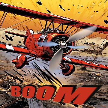 "Red boom" Sticker for Sale by randynash | Redbubble