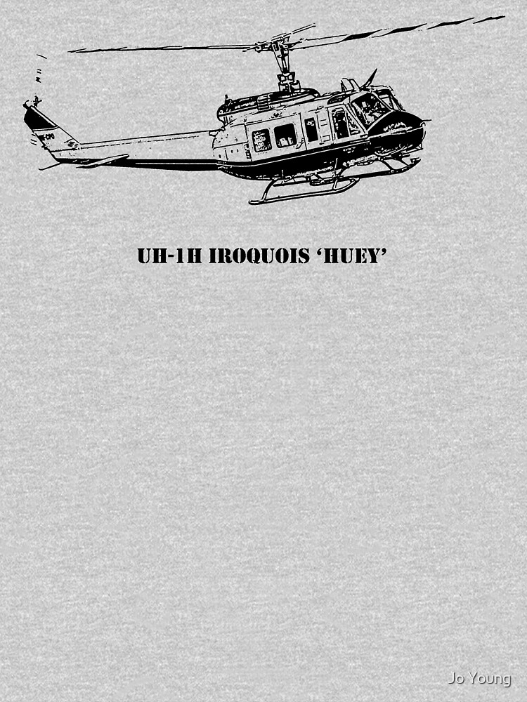 "Huey Helicopter Graphic" T-shirt for Sale by PrecisionHeli | Redbubble ...