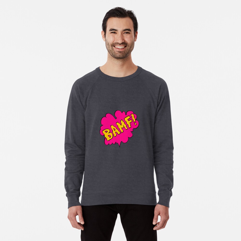 "BAMF!" Sticker for Sale by daniboo | Redbubble