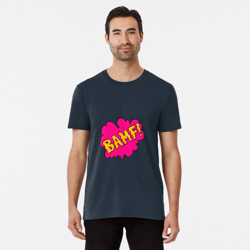 "BAMF!" Sticker for Sale by Dani Loeza | Redbubble