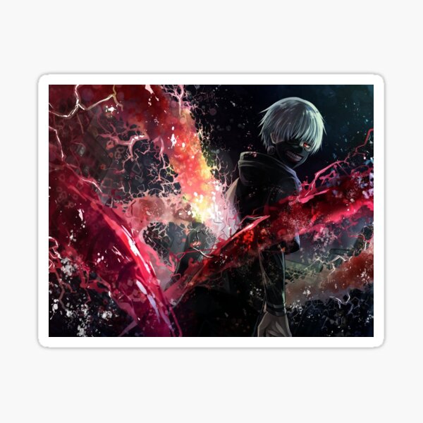 "Ghoul " Sticker for Sale by ScarletVault | Redbubble