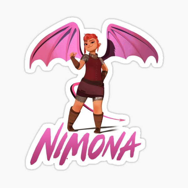 Sticker for Sale mit "Nimona Gestaltwandlerin" von blackdogshop | Redbubble