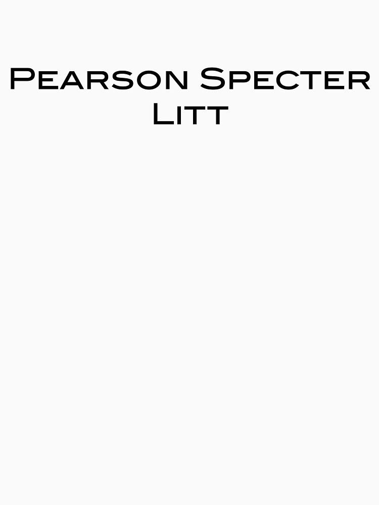 "Pearson Specter Litt" T-shirt for Sale by youwillgofar | Redbubble ...