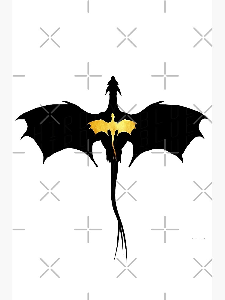 "Fourth Wing Dragon Relic/Tattoo" Poster for Sale by baranskini | Redbubble