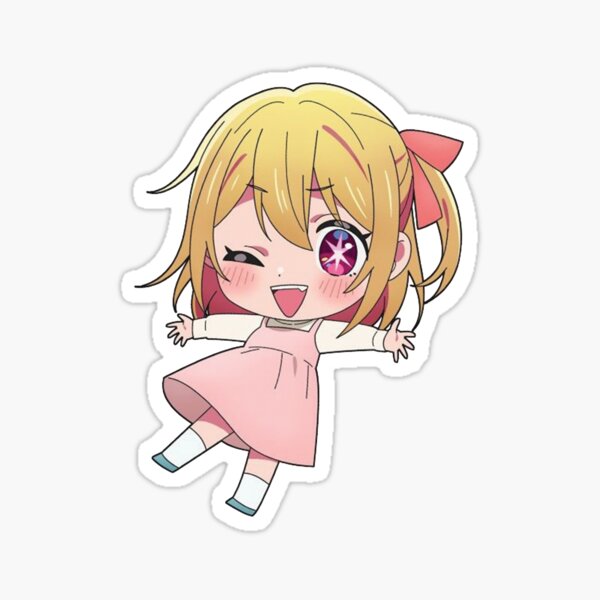 "Oshi No Ko" Sticker for Sale by RedoneDesignART ⭐⭐⭐⭐⭐ | Redbubble