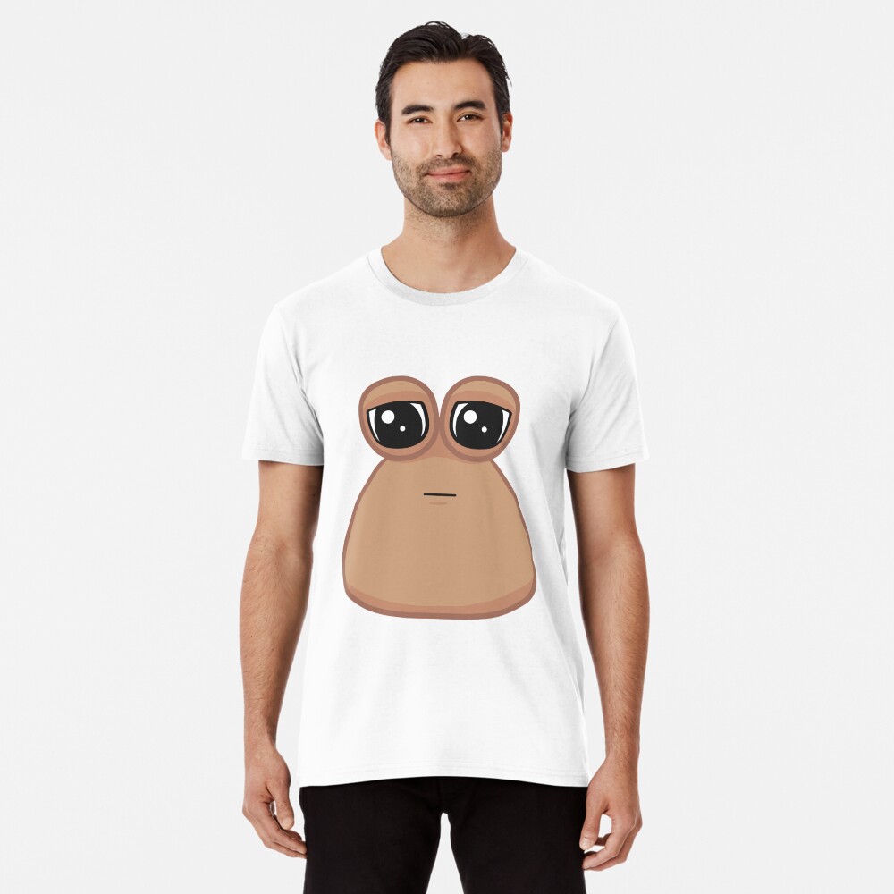 "Sad cute little cursed Pou" Sticker for Sale by ZakuroLou | Redbubble
