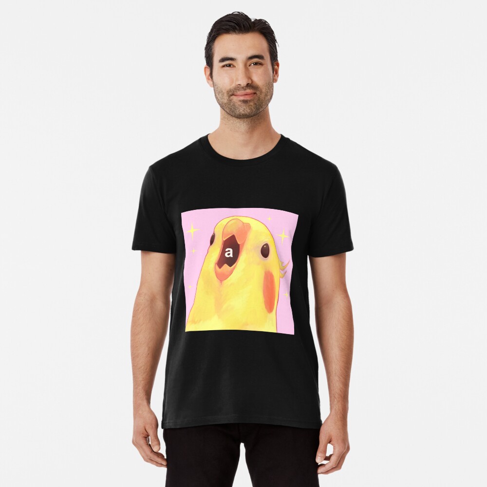 "cockatiel screaming" Sticker by CuteBlueArt | Redbubble