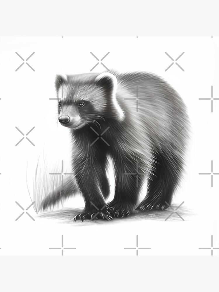 "Wolverine pencil drawing" Sticker for Sale by Pencil-Art | Redbubble