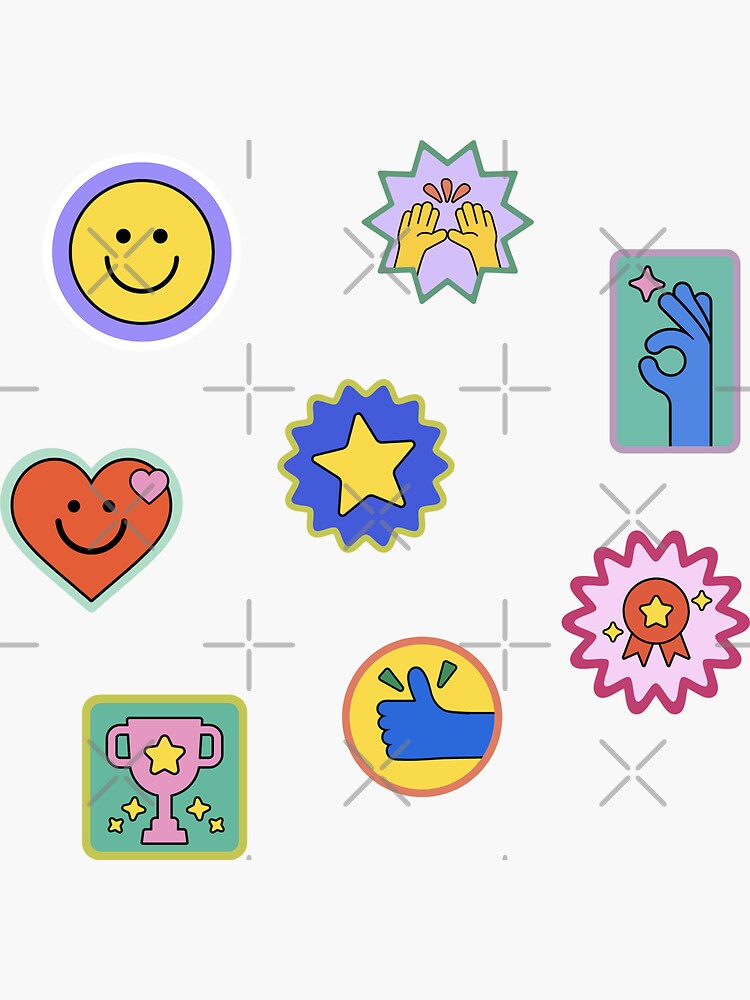 "Encouragement Sticker Pack" Sticker for Sale by biancacaleman | Redbubble