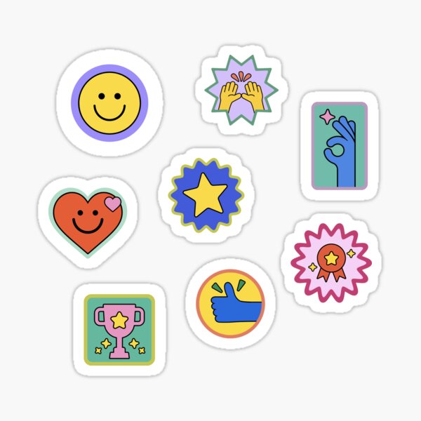 "Encouragement Sticker Pack" Sticker for Sale by biancacaleman | Redbubble