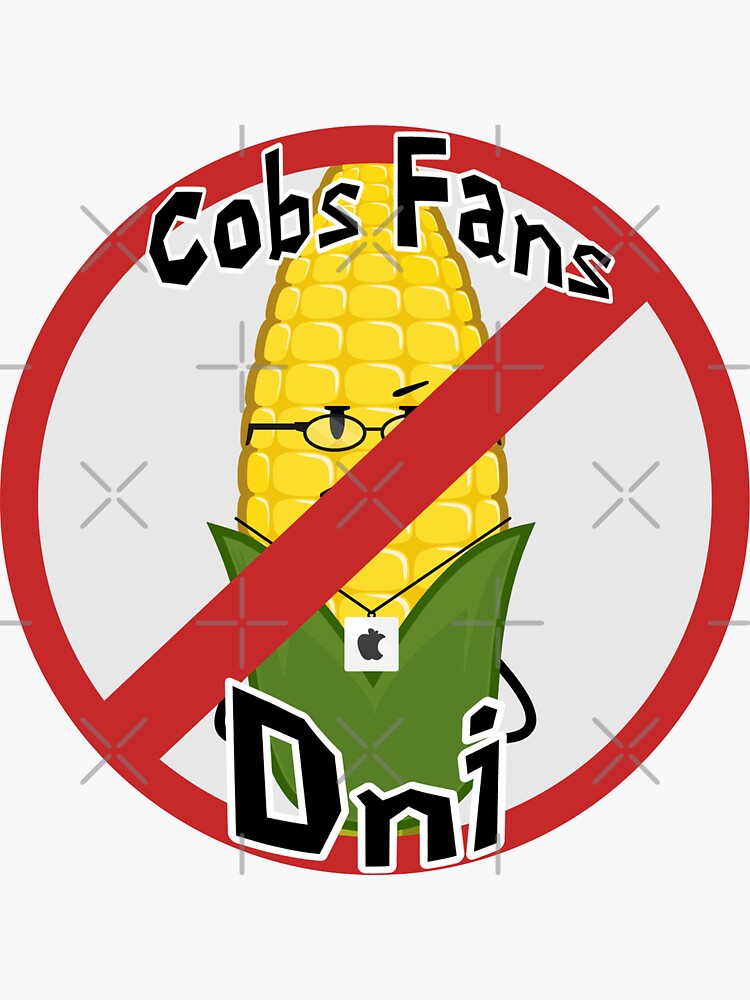"Steve cobs fans DNI" Sticker for Sale by Everests-art | Redbubble