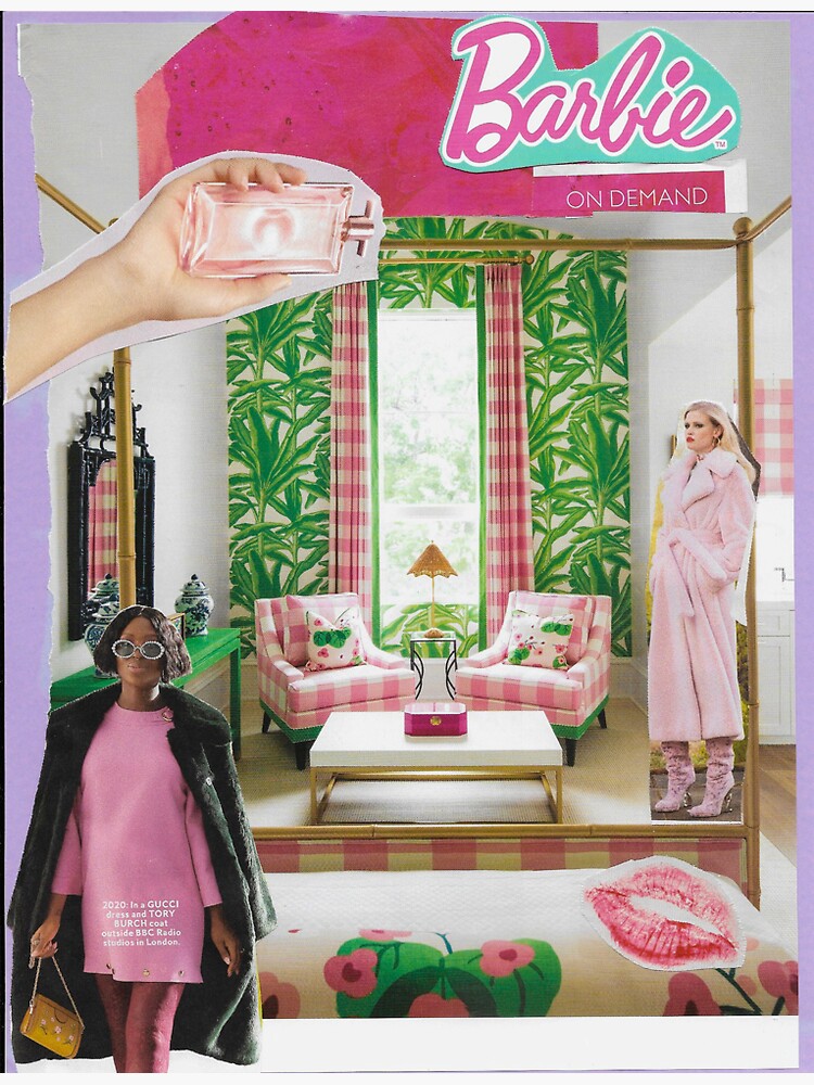 "Barbie collage art for new Barbie movie" Sticker for Sale by otrfl ...