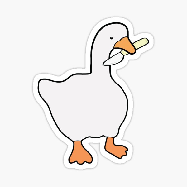 "Murder Goose" Sticker for Sale by AubCreates | Redbubble
