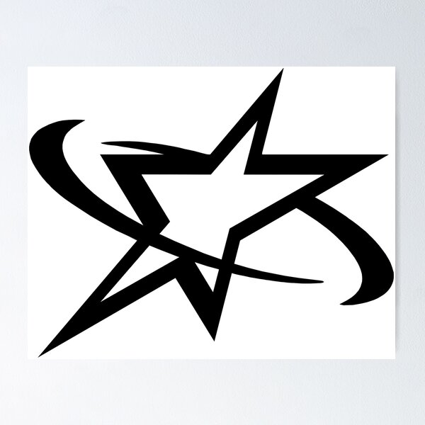 "Y2k trendy cool star" Poster for Sale by ButterflyBoiUgh | Redbubble
