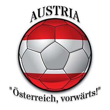 "AUSTRIA Soccer Flag, football" Sticker for Sale by SE7VENTH | Redbubble