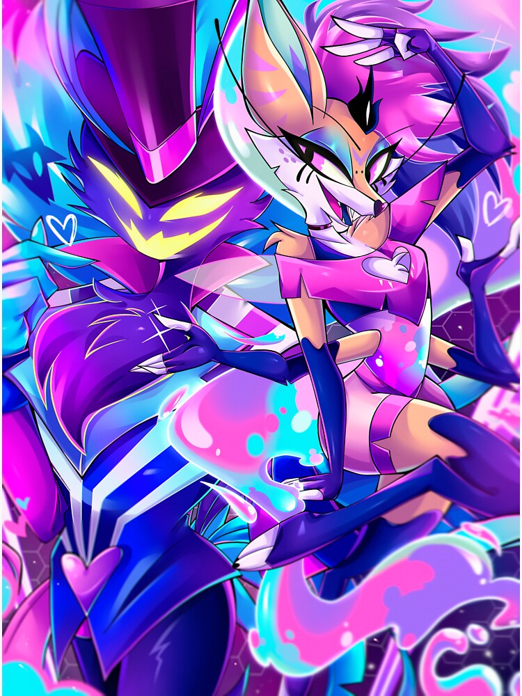 Pegatina con la obra «Ozzie and Beelzebub» de MelleMoon | Redbubble