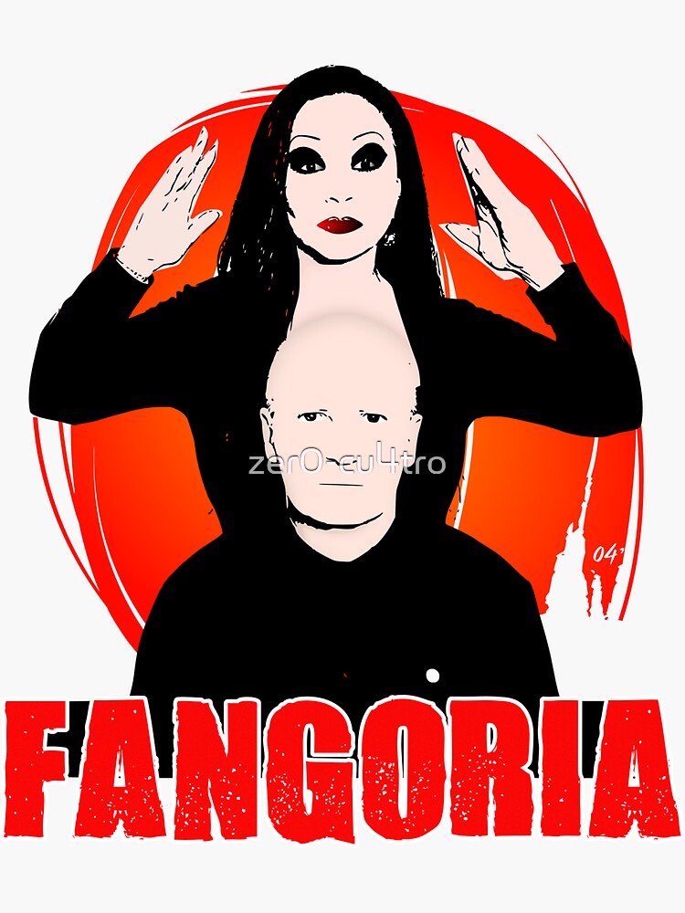 "fangoria" Sticker by zer0-cu4tro | Redbubble