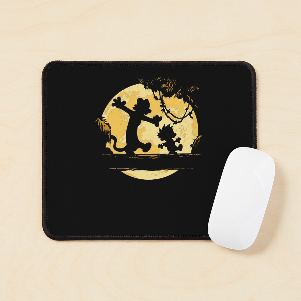 "calvin and hobbes, calvin, hobbes, cartoon, silhouette, kzl " Poster ...