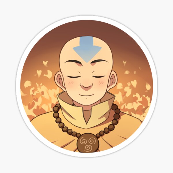 "Avatar the Last Airbender: Aang" Sticker for Sale by circlique | Redbubble