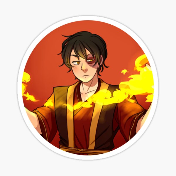 "Avatar the Last Airbender: Zuko" Sticker for Sale by circlique | Redbubble