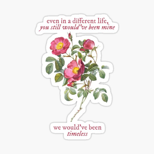 "taylor swift | timeless | you still would’ve been mine" Sticker for ...