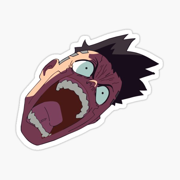 "David Screaming " Sticker for Sale by Migi-Desu | Redbubble