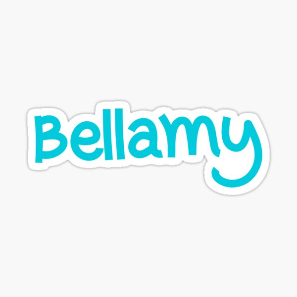 "Bellamy, Funny Cool Best color art" Sticker for Sale by artdragongift ...