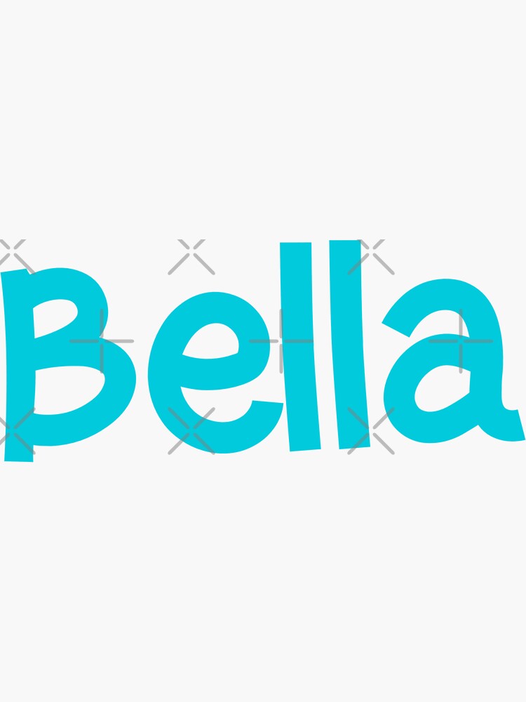 "Bella, Funny Cool Best color art" Sticker for Sale by artdragongift ...