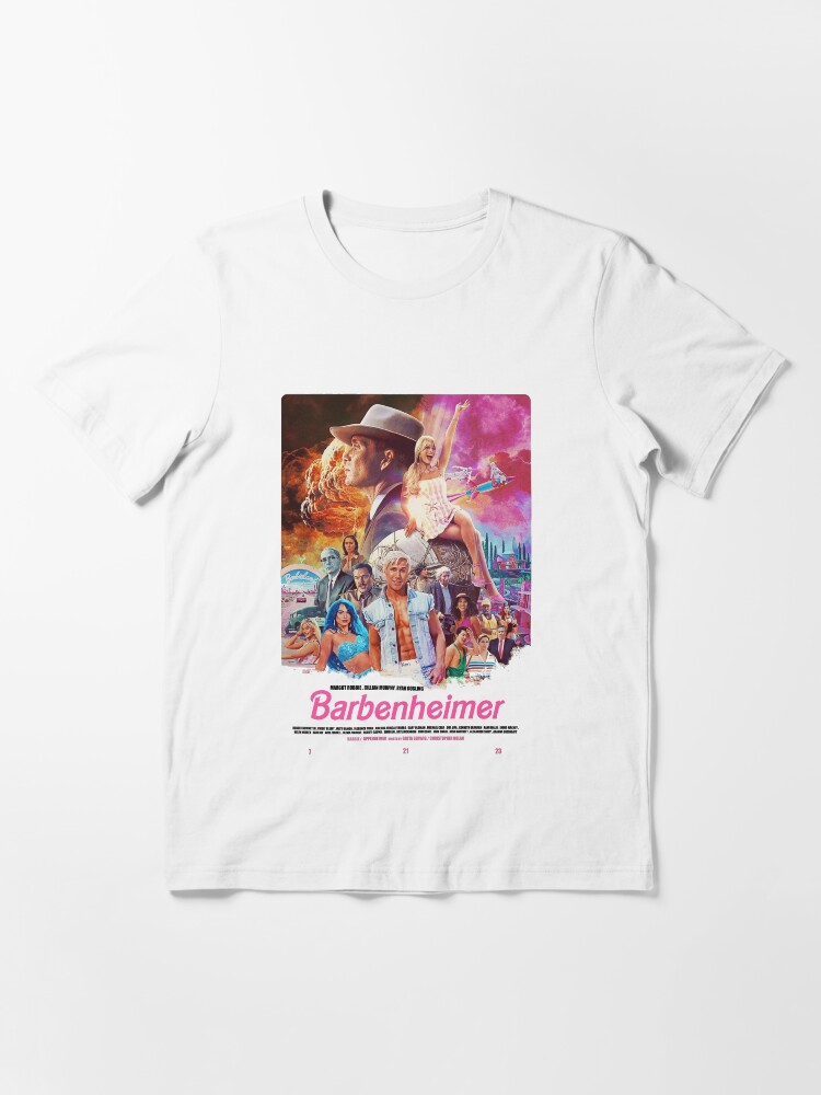 "Barbenheimer " Essential T-Shirt for Sale by artist-candy | Redbubble