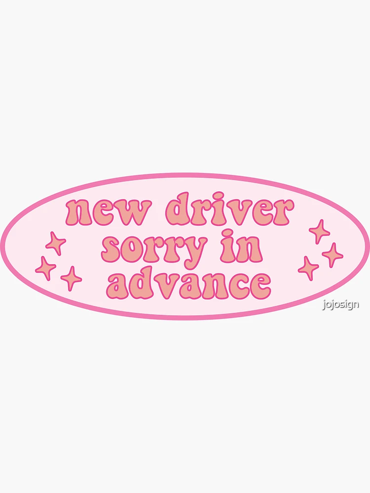Funny Student Driver Meme Signs For Car New Driver Bumper Sticker