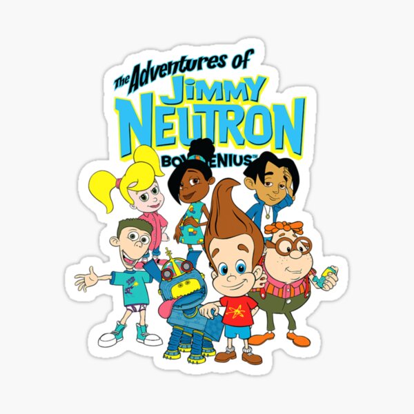 "Nickelodeon The Adventures Of Jimmy Neutron Characters " Sticker for ...