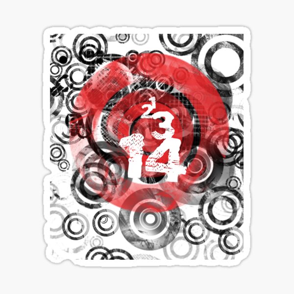 "u2 vertigo design with numbers" Sticker for Sale by clad63 | Redbubble