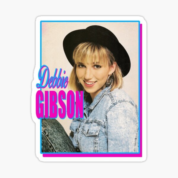 "Debbie Gibson " Sticker for Sale by JeanSchneider1 | Redbubble