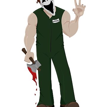 "Smile Smiley Face Killer Slasher Gore Horror" Sticker for Sale by ...