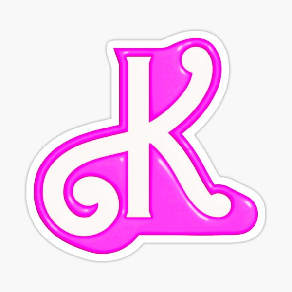 "barbie movie - ken K icon" Sticker for Sale by limetwigs | Redbubble