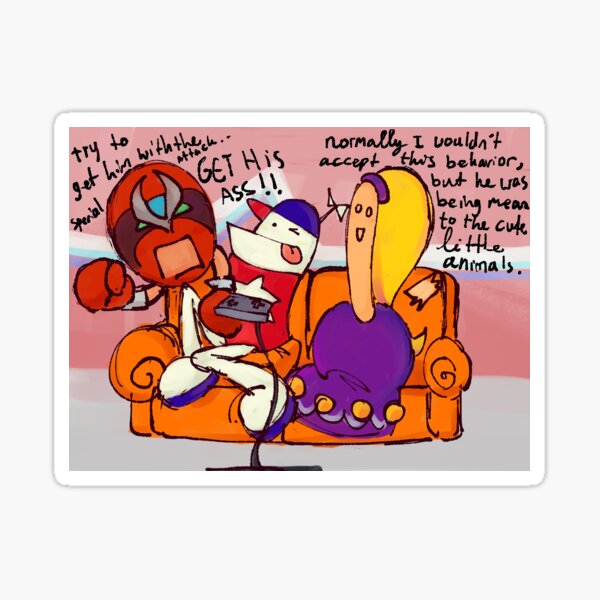Strong Bad Homestar And Marzipan Sticker For Sale By Xxlisagamerxx