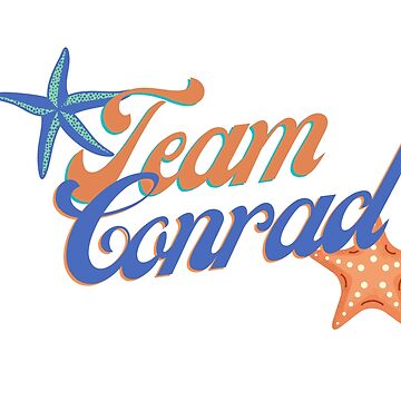 "Team Conrad" Sticker for Sale by ryry228 | Redbubble