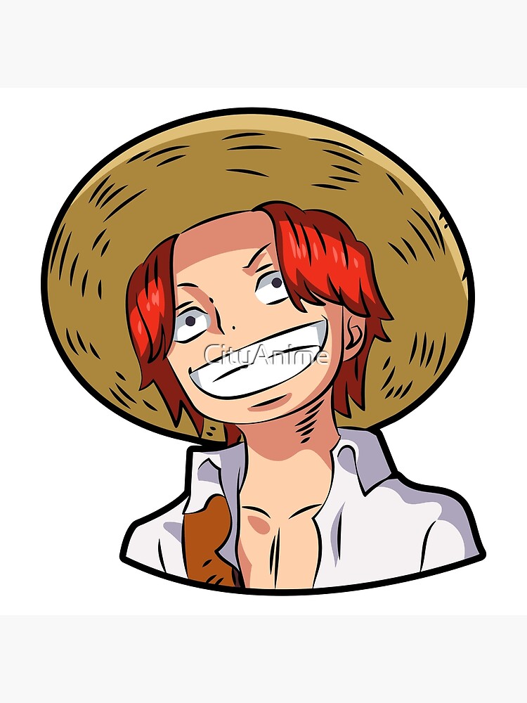 "One Piece Shanks Smile" Poster for Sale by CityAnime | Redbubble