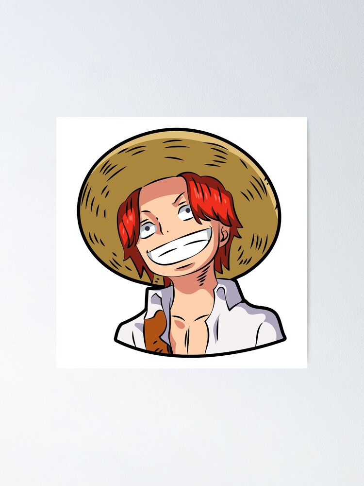 "One Piece Shanks Smile" Poster for Sale by CityAnime | Redbubble