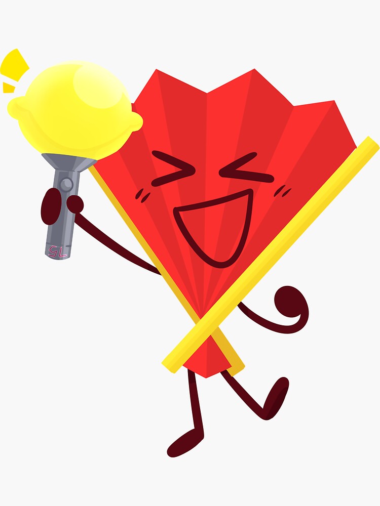 "Fan (Inanimate Insanity)" Sticker for Sale by PuppyRelp | Redbubble