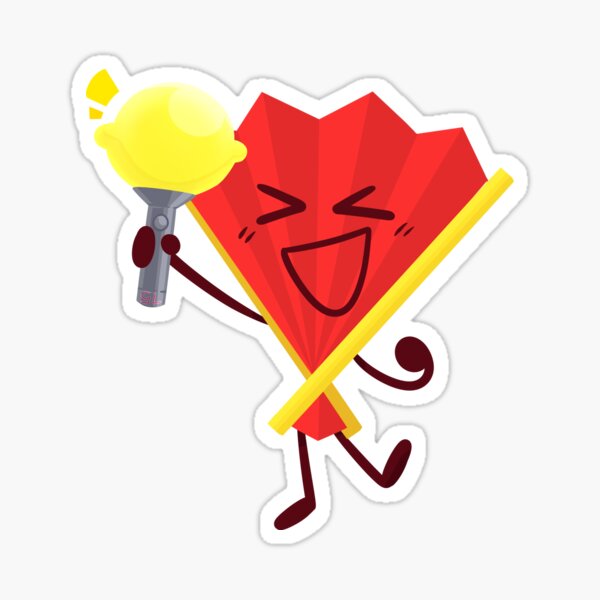 "Fan (Inanimate Insanity)" Sticker for Sale by PuppyRelp | Redbubble