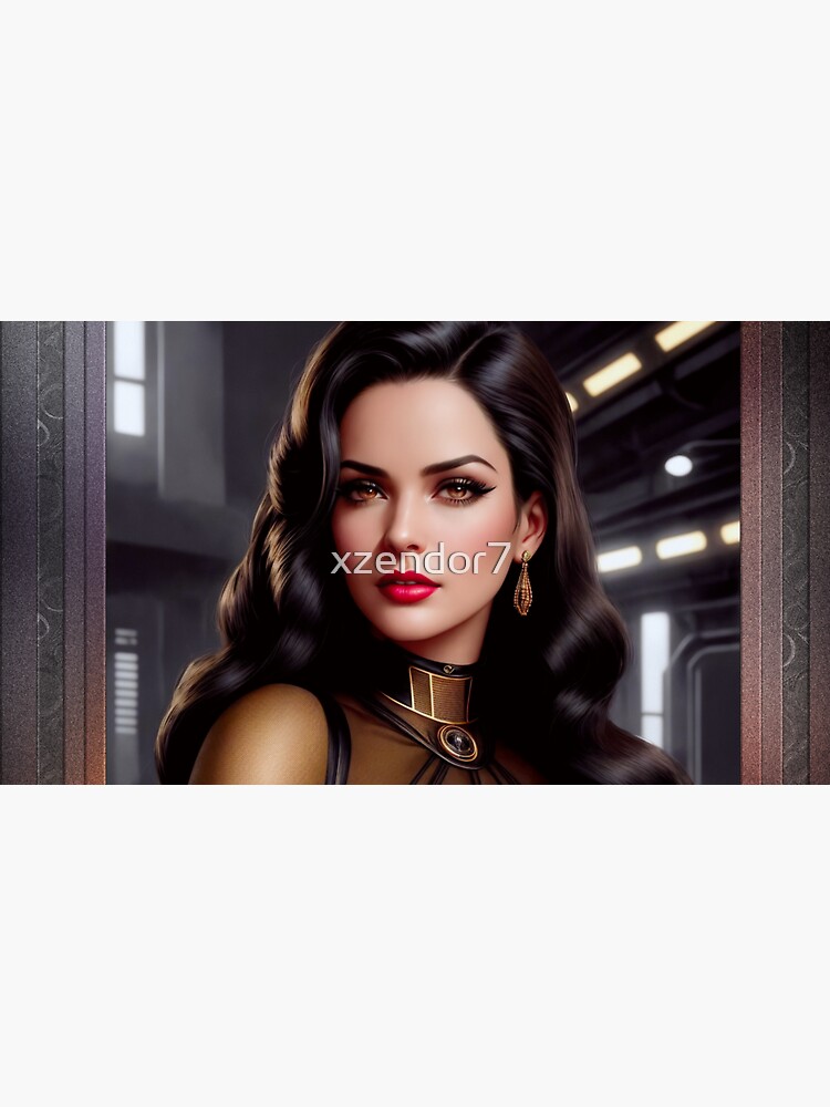 "The Mysterious Devallia Quentus Beautiful AI Concept Art Portrait by ...