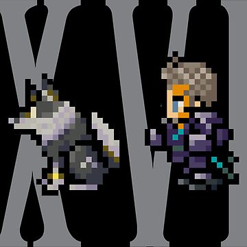 "Clive, Torgal, Cid, and Jill XVI Design | FFXVI Pixel Party Members ...