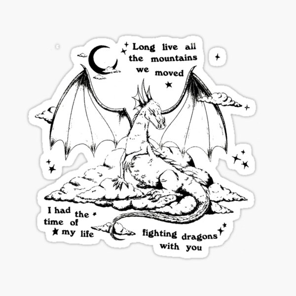 "TS Long Live Dragon" Sticker for Sale by BerniceM04 | Redbubble