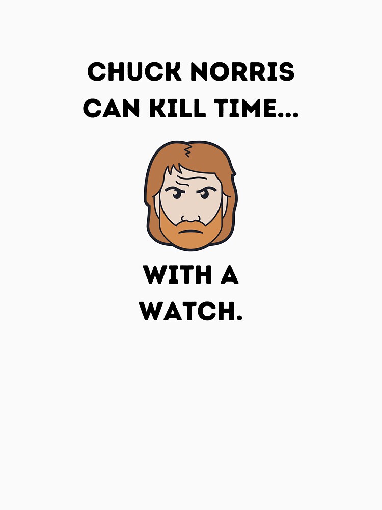 Funny Chuck Norris Joke Design! Essential T-Shirt sold by Colonization ...