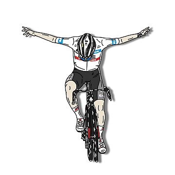 "Fly Tadej Fly Stage 6 TDF" Sticker for Sale by cyclingdesign | Redbubble