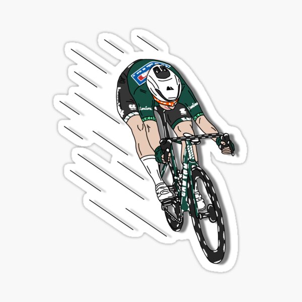 "Jasper Philipsen Stage Green Jersey TDF" Sticker for Sale by ...