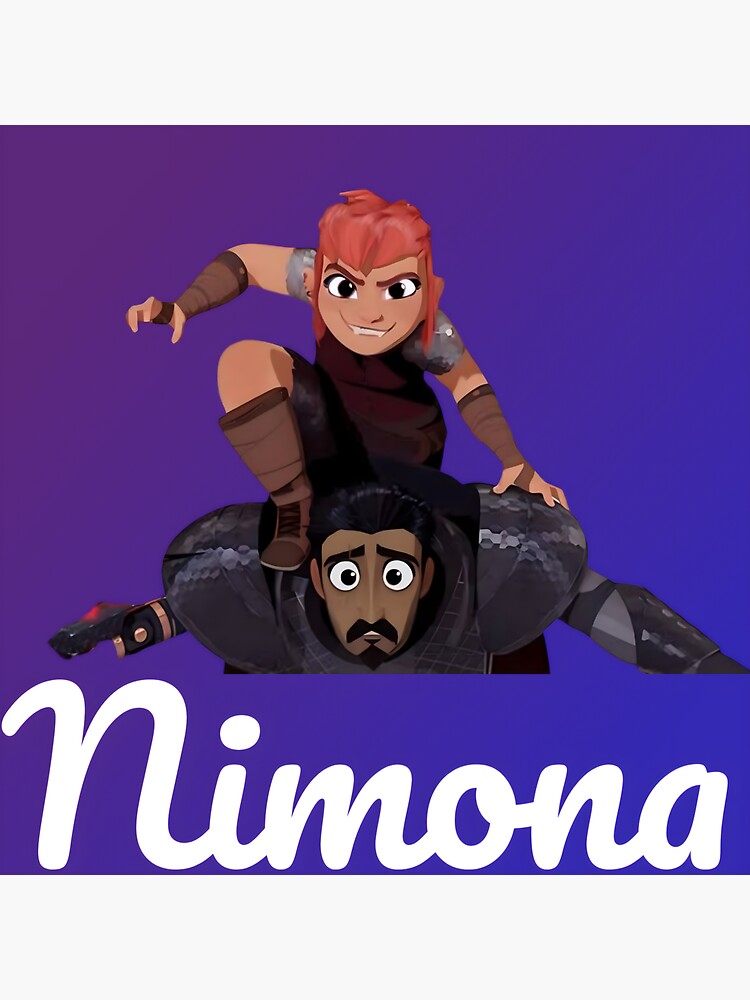 "Nimona Netflix show Design " Sticker for Sale by Marcokalonji | Redbubble